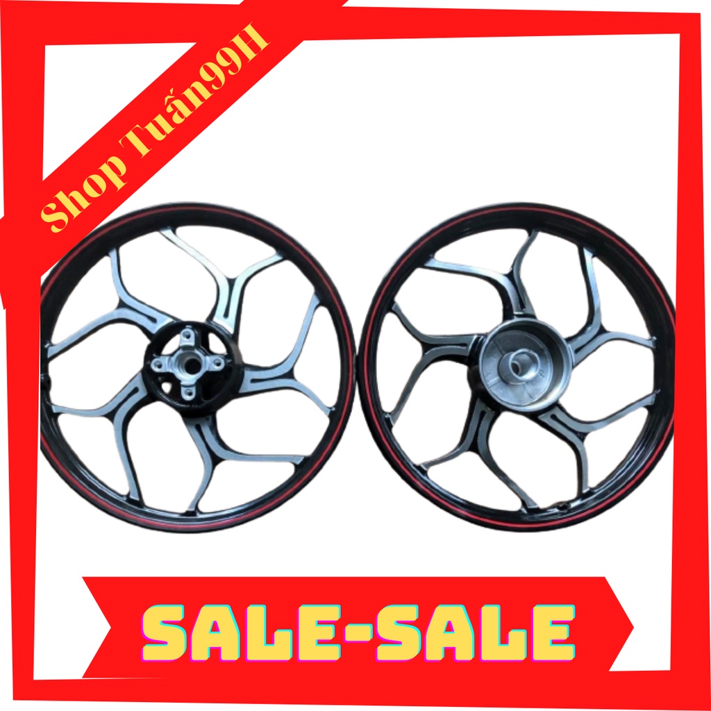 Bánh mâm Asio dành cho xe Wave Blade, Ws 110, Future 125 thắng đĩa ...