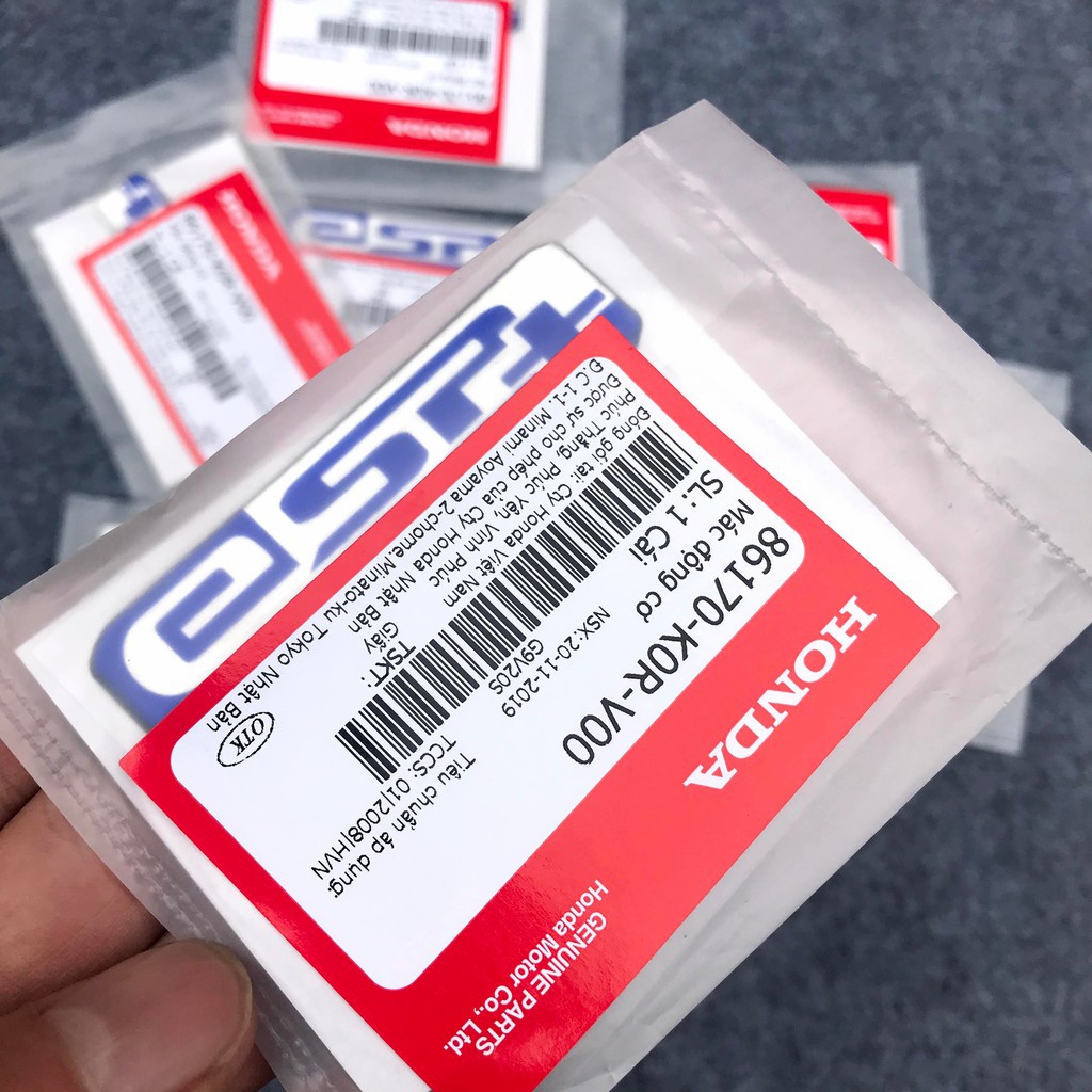 việt Tem nổi ESP+, ESP plus tem ốp bầu lọc gió tem bô e chính hãng ...