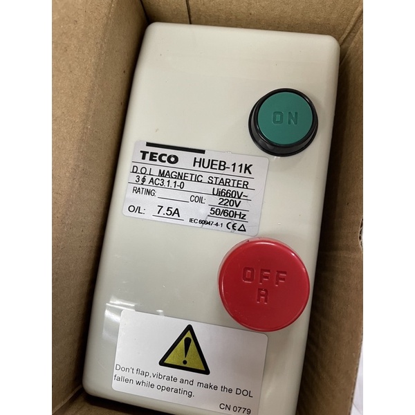 (CHÍNH HÃNG) HỘP KHỞI ĐỘNG TỪ ĐẤU SẴN TECO HUEB - 11K | Shopee Việt Nam