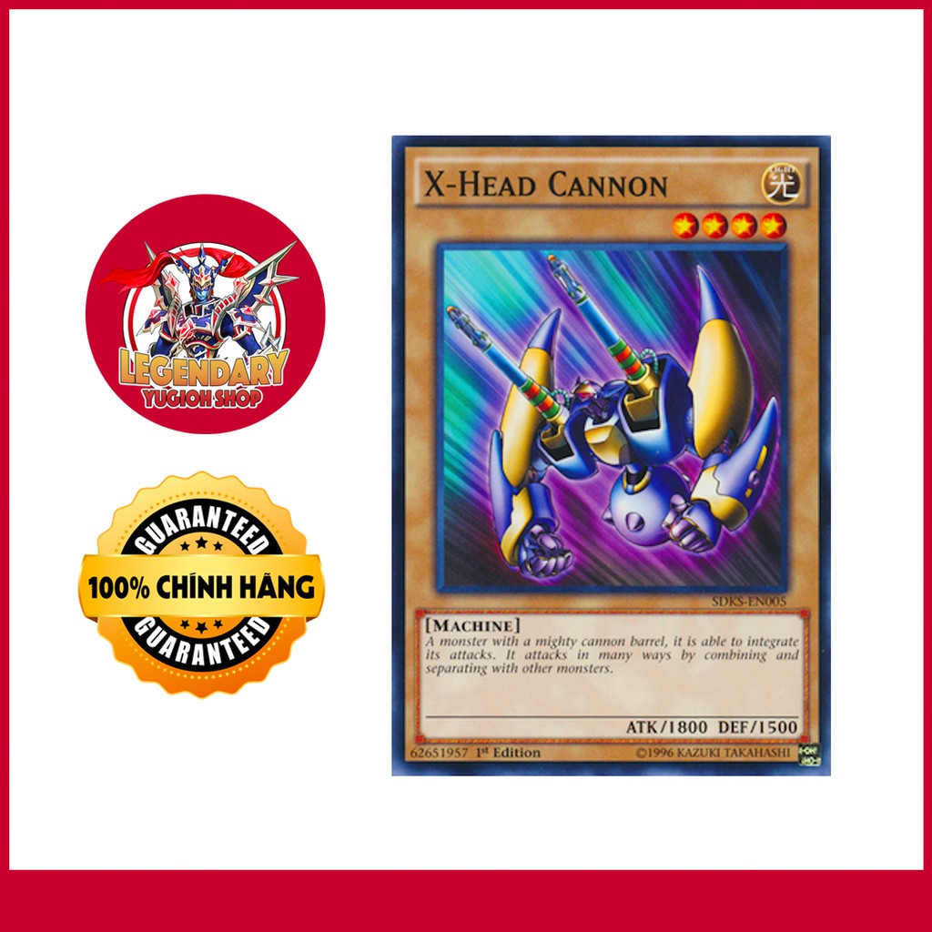 [Thẻ Bài Yugioh Chính Hãng] X-Head Cannon | Shopee Việt Nam