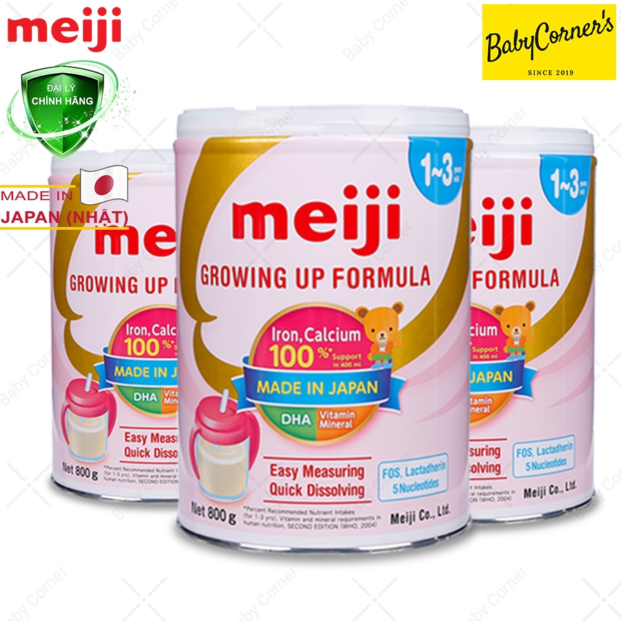 [Combo 3 Hộp] Sữa Bột Meiji Growing Up Formula Số 1 Cho Bé 800g ...