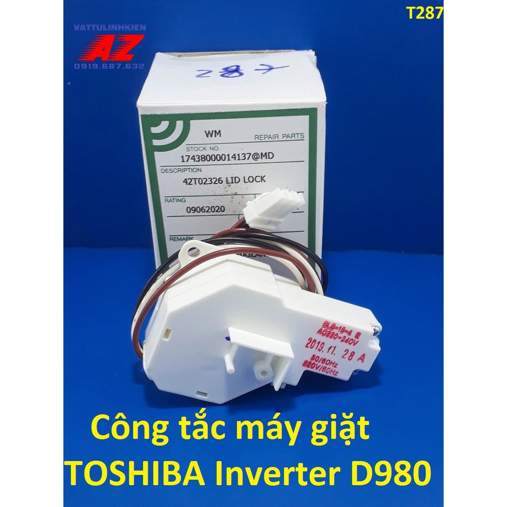 Khóa cửa thay thế cho máy giặt TOSHIBA inverter D980 hãng | Shopee Việt Nam