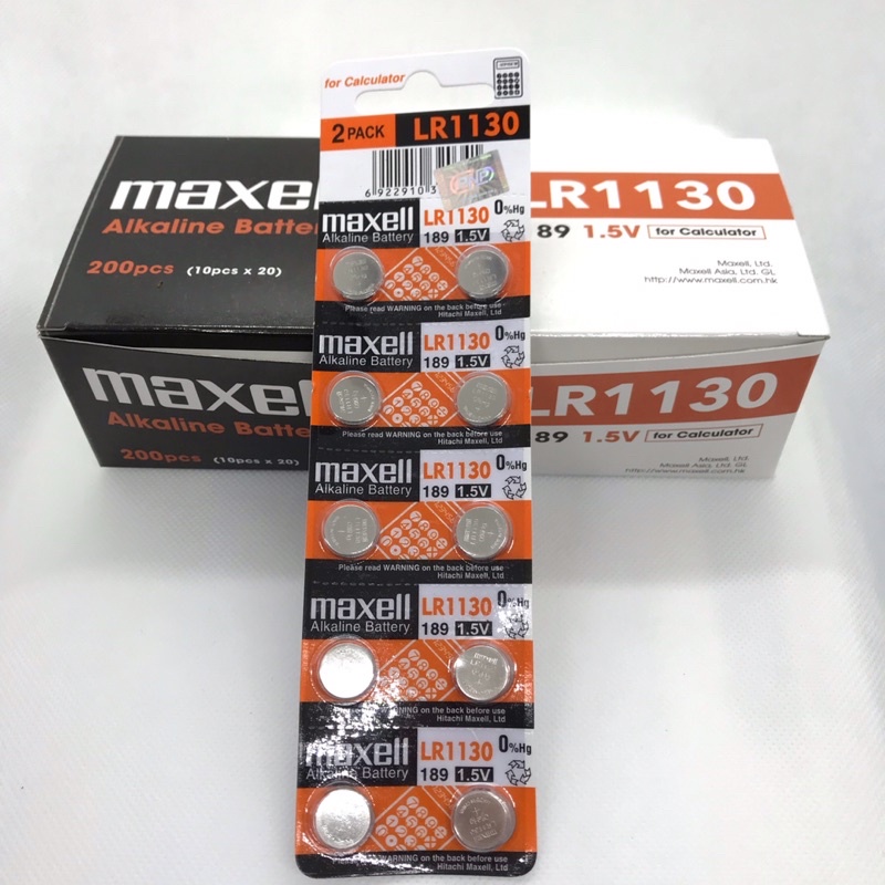 Combo Pin đồng hồ Maxell ( 1 vỉ SR621SW+ 1 Vỉ SR626SW+ 1 Viên LR1130) | Shopee Việt Nam