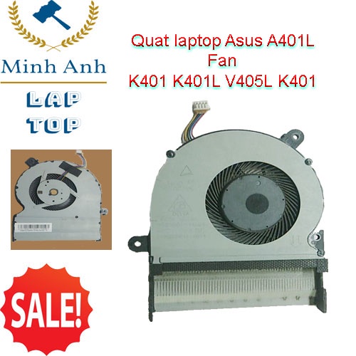 QUẠT Tản Nhiệt CPU LAPTOP ASUS K401 A401L K401 K401L V405L | Shopee ...