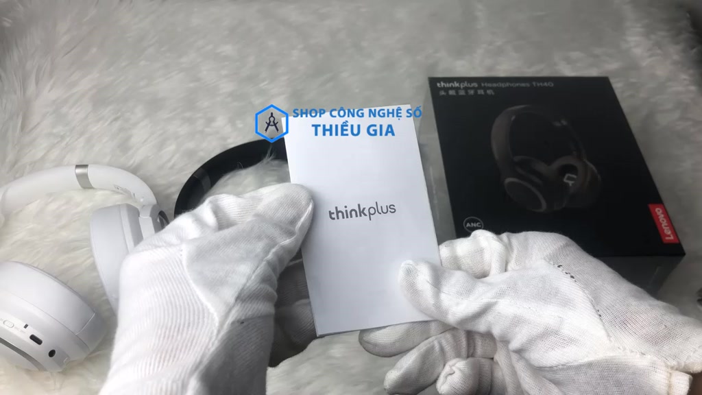 Tai nghe Lenovo Thinkplus TH40 chụp tai không dây, chống ồn chủ động ...