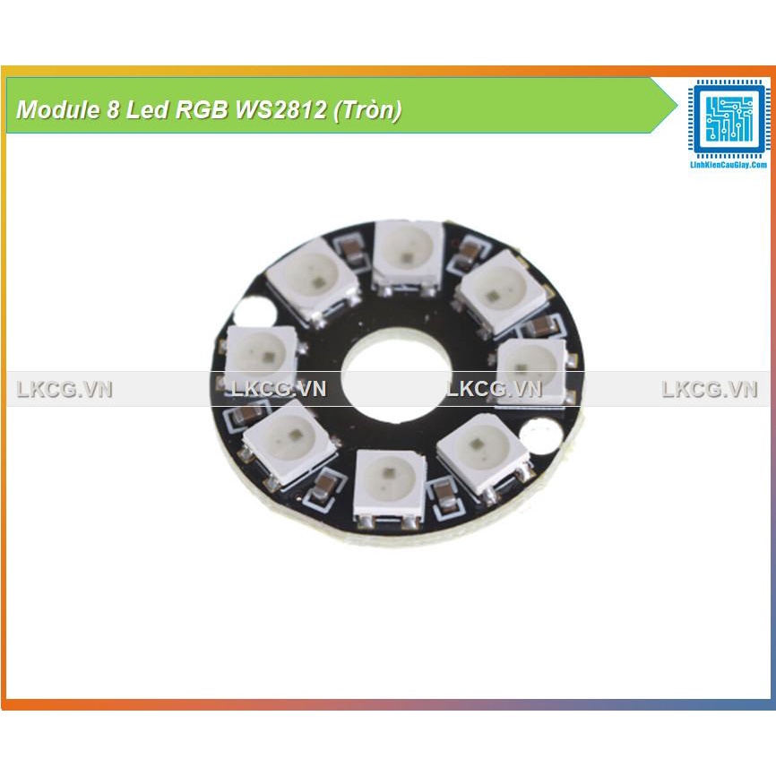 Module 8 Led RGB WS2812 (Tròn) | Shopee Việt Nam