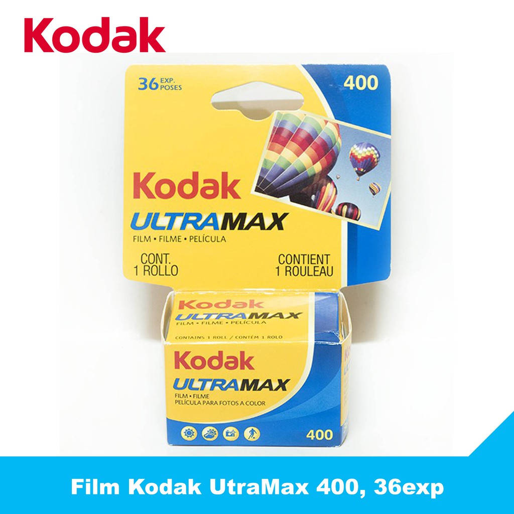Film Kodak Ultramax 400 USA (Phim chụp ảnh 35mm, 36exp) | Shopee Việt Nam
