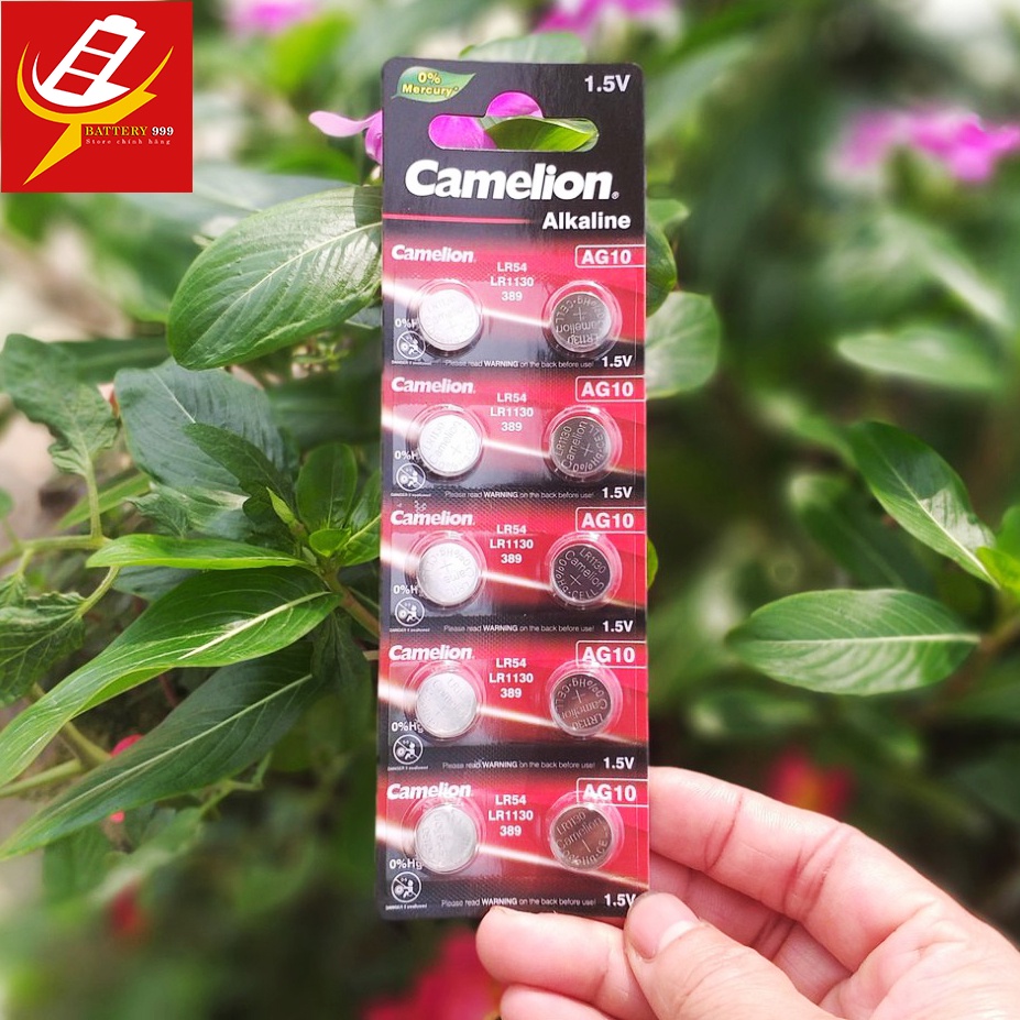 Vỉ 10 viên pin AG10 LR54 LR1130 thay máy tính Casio | Shopee Việt Nam