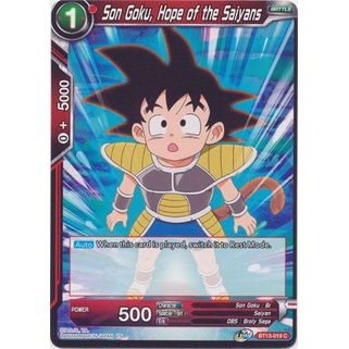 Thẻ bài Dragonball - TCG - Son Goku, Hope of the Saiyans / BT13-019' | Shopee Việt Nam