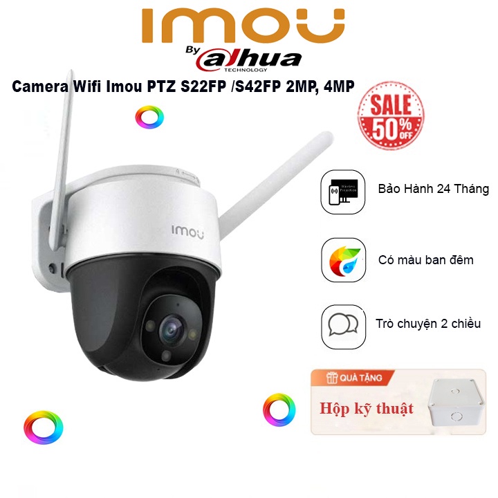 Camera Wifi Imou S22FP , S42FP camera ngoài trời Có Màu Ban Đêm, Chống ...