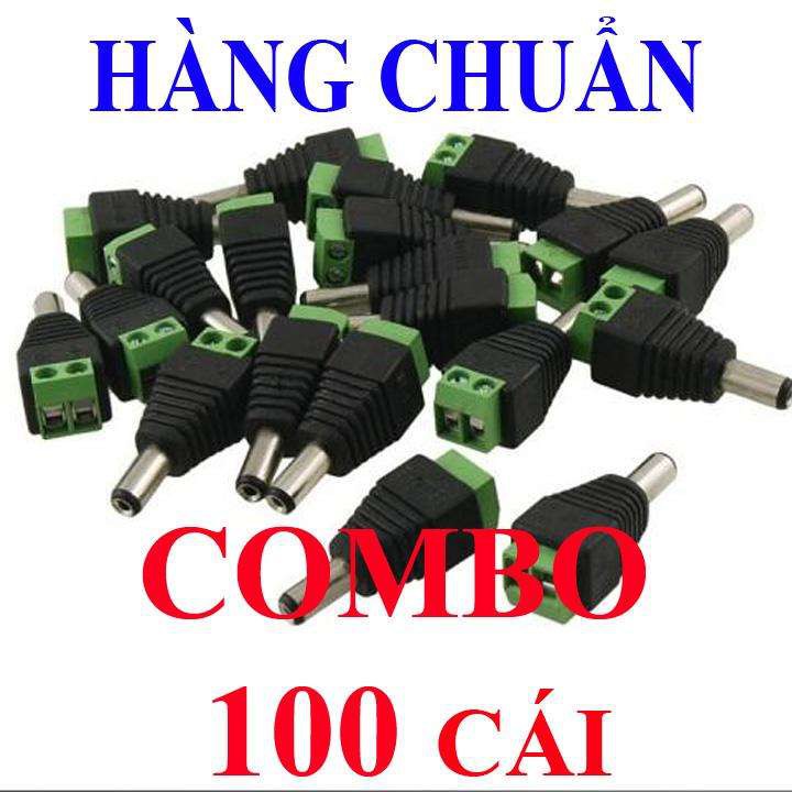 100 jack DC camera loại Vặn Vít, jack nguồn DC đực-cái camera | Shopee ...