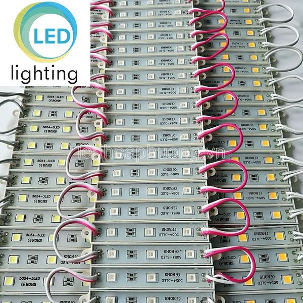 Led hắt 3 Led 5054 cỡ 7211 Samsung các màu đơn sắc (vỉ 20 thanh 3 Led ...