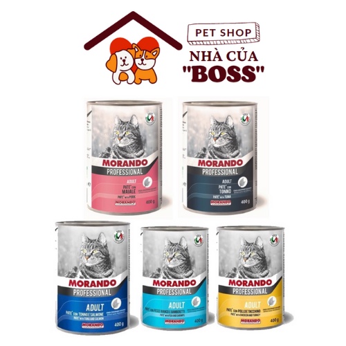 date 2024 - Pate cho Mèo Morando Professional 400g / hộp - Nhà của Boss ...
