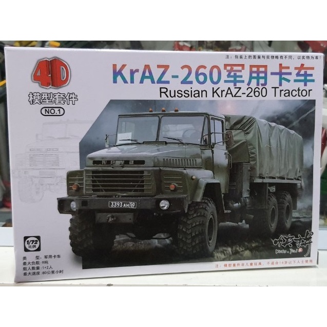 Mô hình tỷ lệ 1/72 Moderns Vehicle KrAZ-206 tractor và KrAZ-206B ...