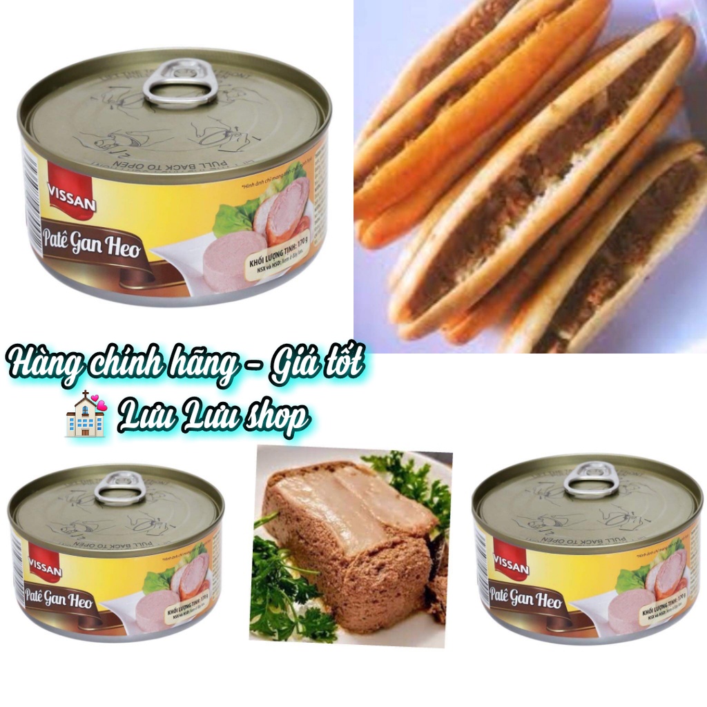 Pate gan heo Vissan hộp 170g | Shopee Việt Nam