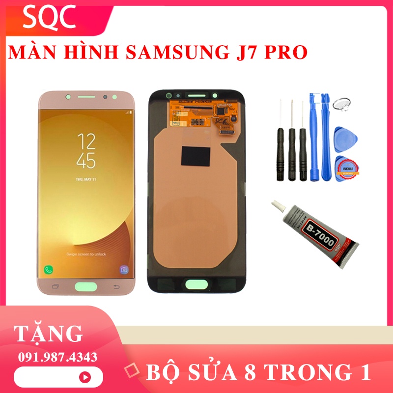 Màn hình Samsung Galaxy J730 J7 Pro ( 2ic ) màu đen,xanh,hồng,vàng - Tặng kèm bộ sửa, bảo hành 3 ...