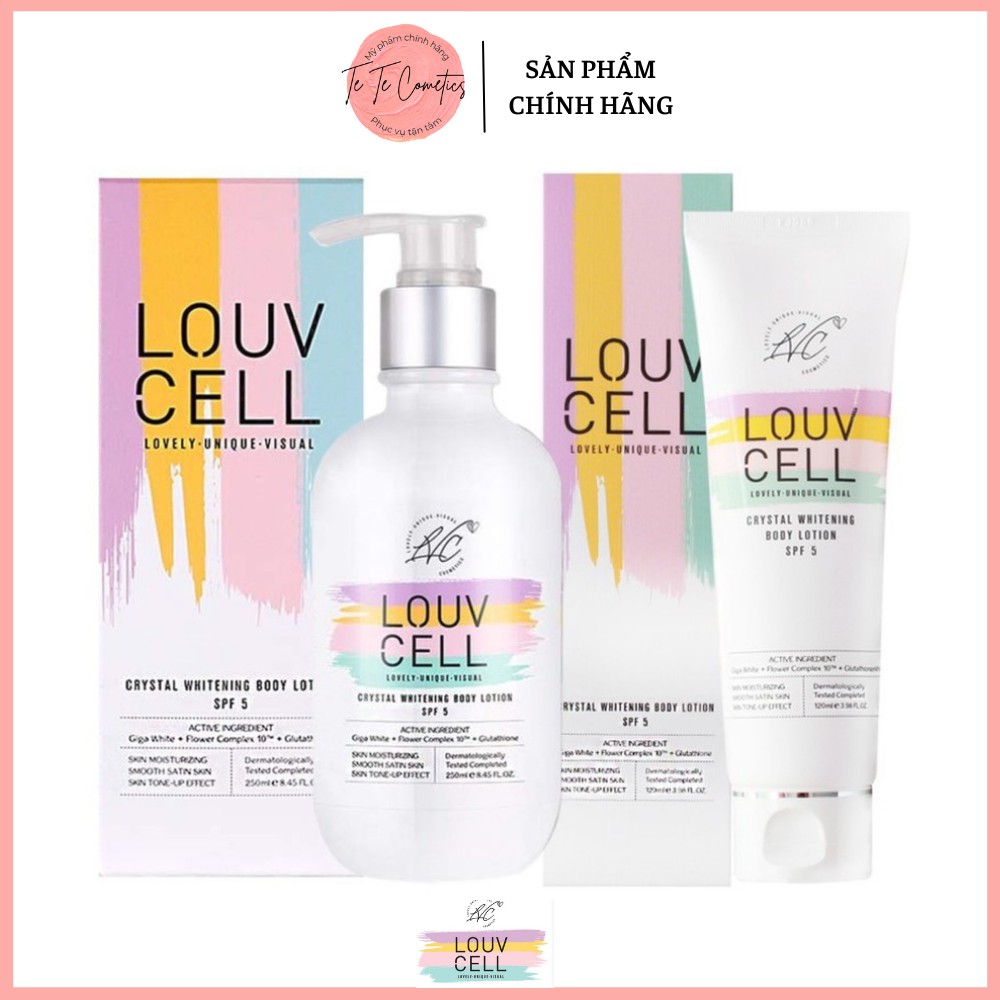 Kem LOUV CELL, Kem Body Dưỡng Trắng Da Louv Cell Hàn Quốc 120 ML-250 ML ...