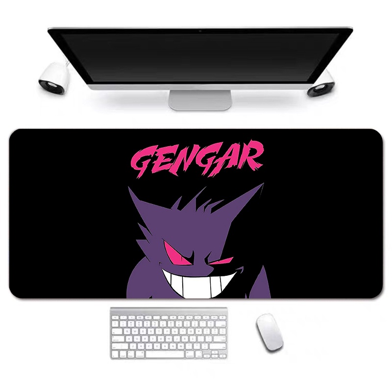 Gengar Exclusive Mouse Pad Pokemon Keyboard Pad Cool Personality Desk ...