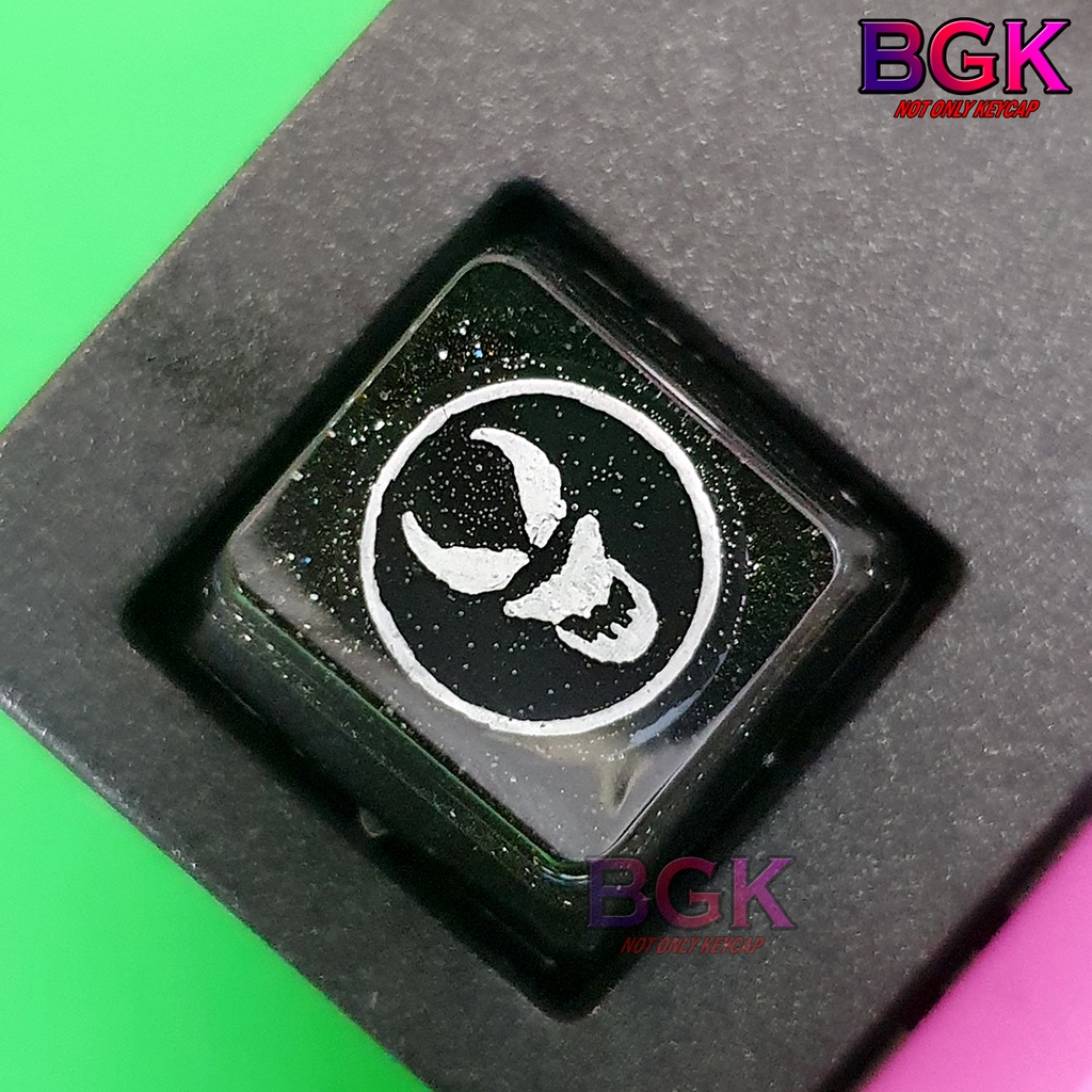 Keycap Lẻ hình LOGO Venom Marvel OEM profile ( keycap resin độc lạ ...