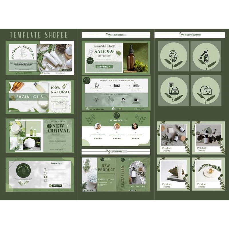 Thiết kế template shopee chủ đề mỹ phẩm | Shopee Việt Nam
