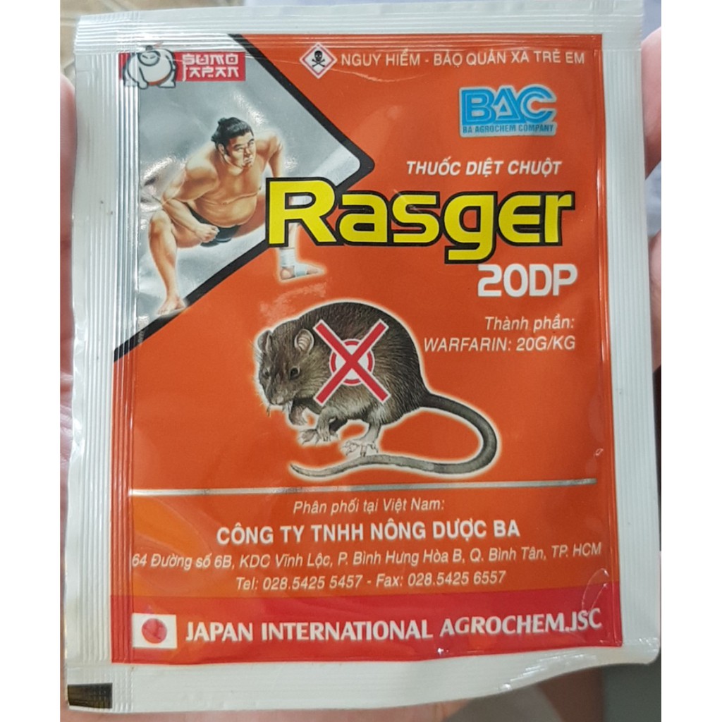 Thuốc Diệt Chuột - Rasger 20DP - Gói 10g | Shopee Việt Nam