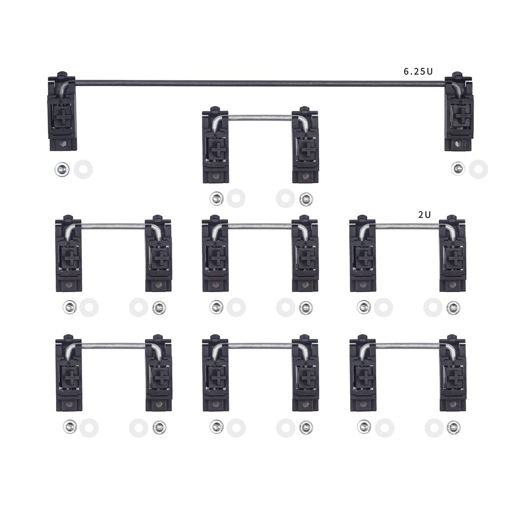 Stab PCB Mount Screw-in cho bàn phím cơ (Cherry Genuine Stabilizer ...