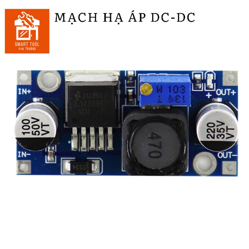 Mạch hạ áp DC-DC LM2596 3A ( Vào 4-35VDC - Ra 1-30VDC ) | Shopee Việt Nam