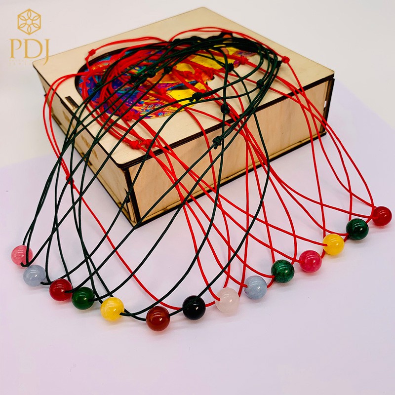 Vòng chỉ đeo cổ mix charm nhiều màu PDJ - SP000448 - Trang sức PDJ ...