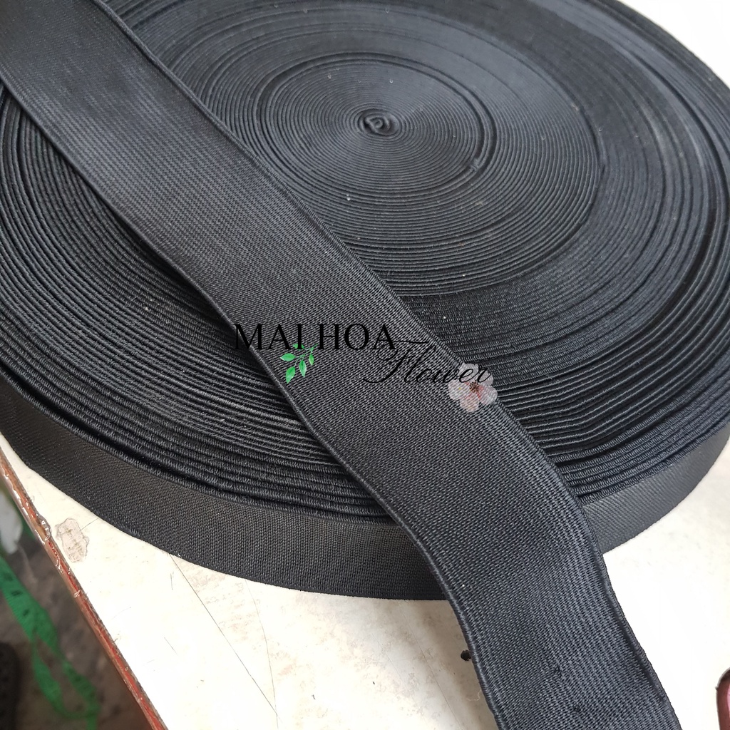 Dây thun quần đen size 4.3cm hàng dày đanh đẹp chun may quần áo Maihoaflower | Shopee Việt Nam