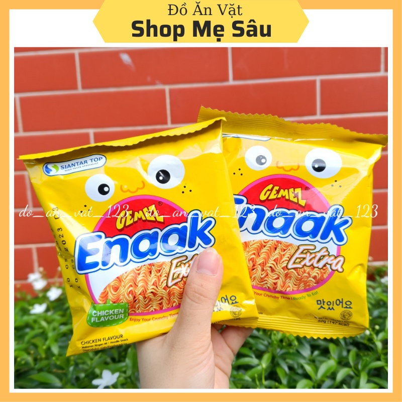 Mì tôm trẻ em Enaack vị gà giòn thơm gói 30g | Shopee Việt Nam