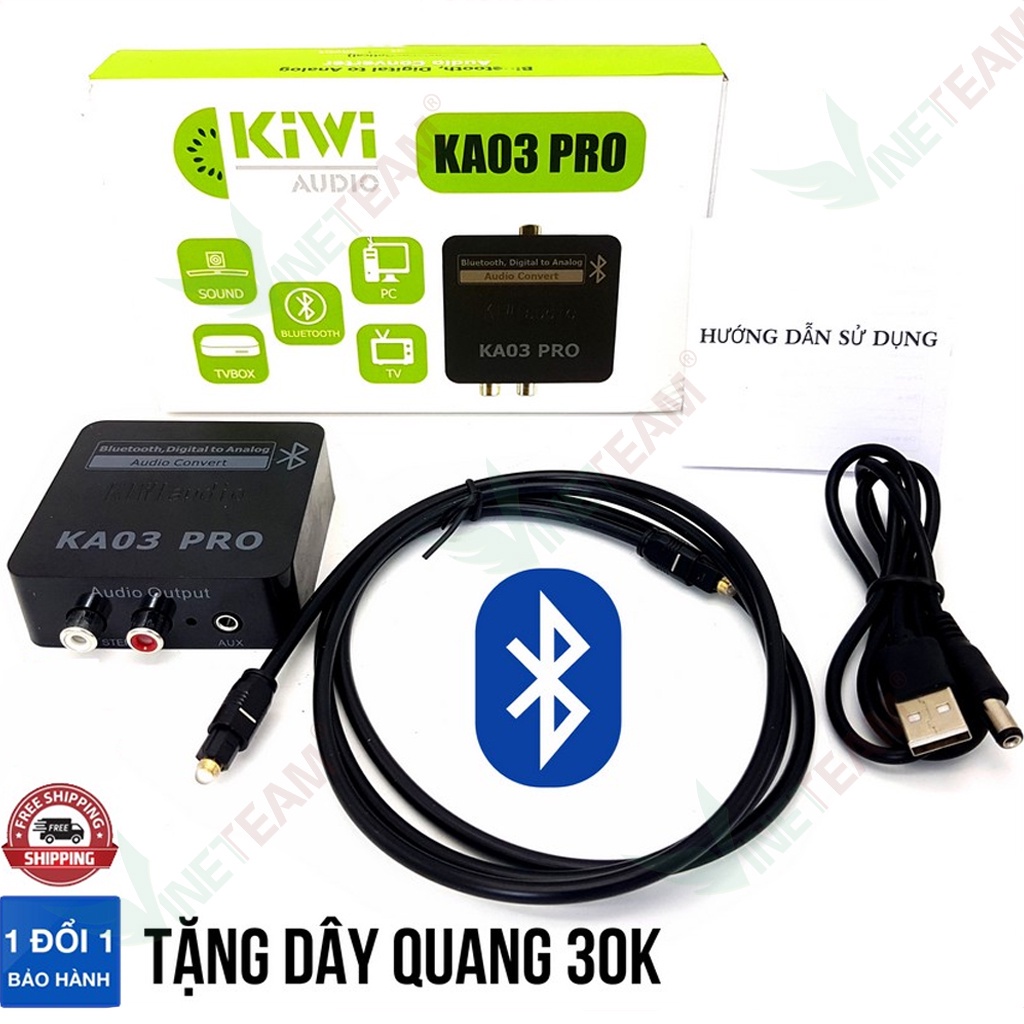 Kiwi KA03 Pro- Bộ chuyển đổi âm thanh quang có Bluetooth -DC4656 ...