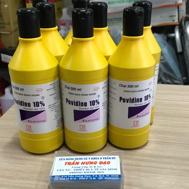 Dung dịch sát khuẩn Povidine 500ml | Shopee Việt Nam
