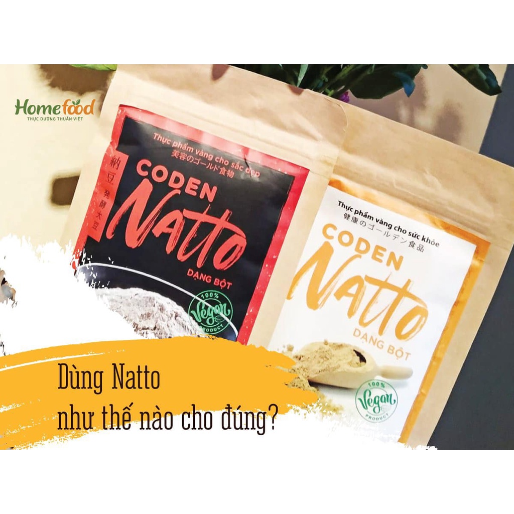 Natto Coden HomeFood - Natto Đậu Nành Đen/Vàng dạng Bột/Viên 100g ...