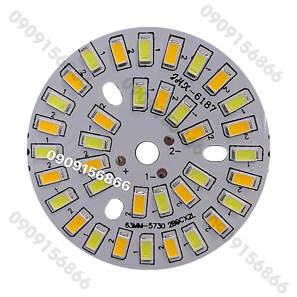 Led vỉ tròn 3 màu 3w, 5w ,7w, 9w, 12w | Shopee Việt Nam