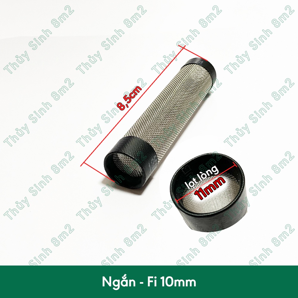 Bịt Tép Inox 304 DIY Dài và Ngắn - Đủ size Fi 12, Fi 16, Fi 18, Fi 21 - Chặn Rác Li Ti, Cá Tép ...