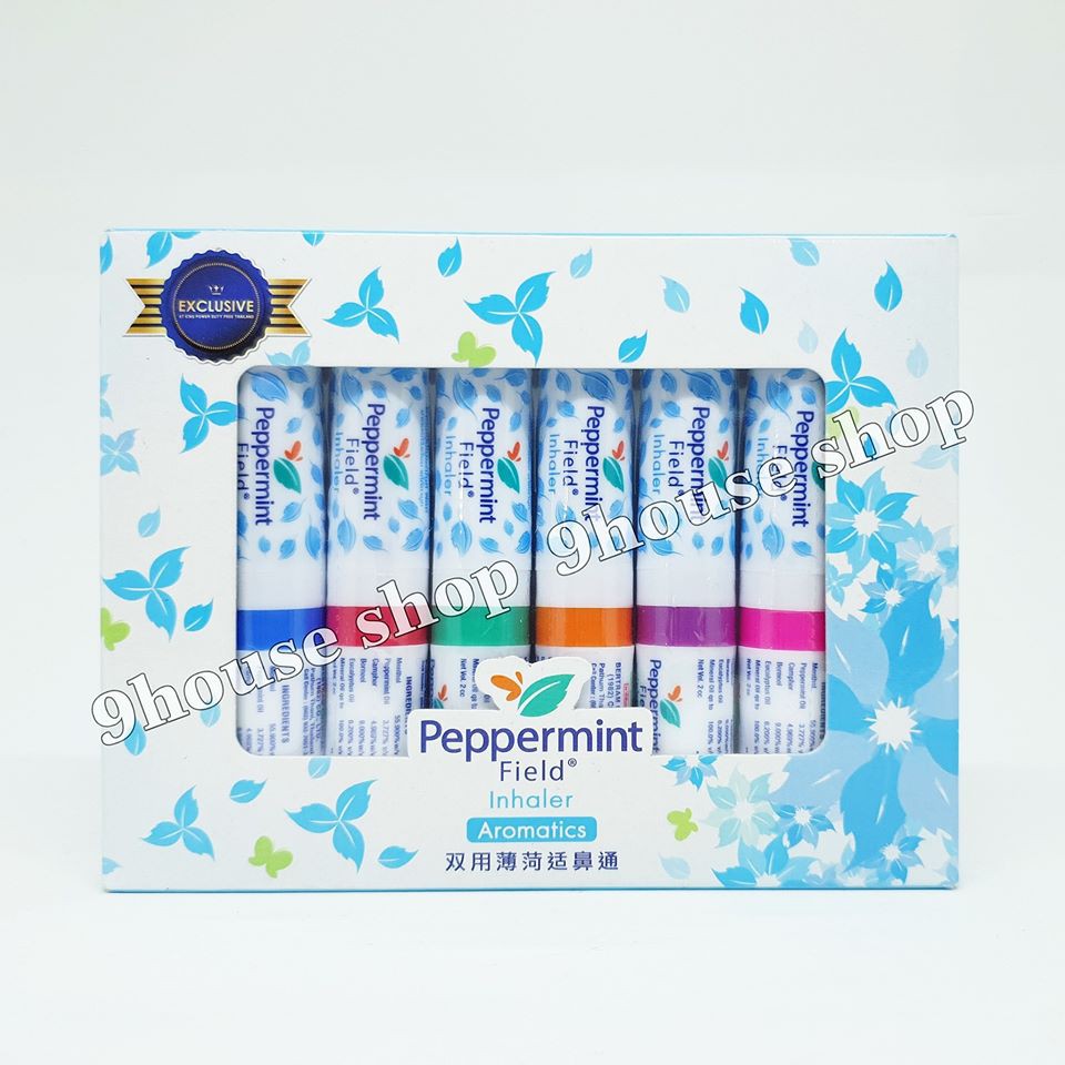 Hộp 6 Ống Hít Mũi PEPPERMINT (phiên bản độc quyền duty free Thái ...