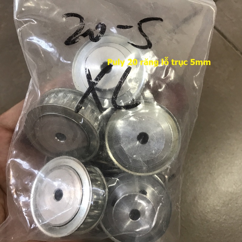 Puly XL từ 10 răng đến 40 răng - dây curoal XL kích thước 70XL đến ...