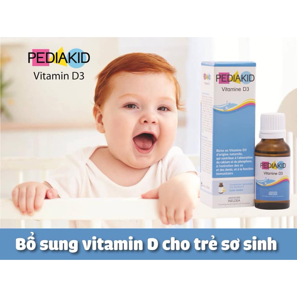 Pediakid bổ sung Vitamin D3 400IU 20ml | Shopee Việt Nam