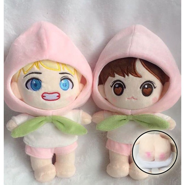 (Mông đào - 20cm - Có sẵn only) Doll V doll bts búp bê đào phụ kiện ...