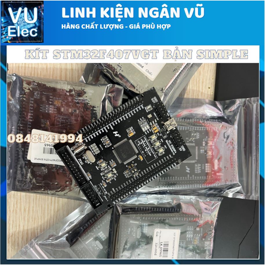 Kít STM32F407 - STM32F407VGT6 Cortex-M4 (BH 03 Tháng) stm32f4 stm32f407 ...