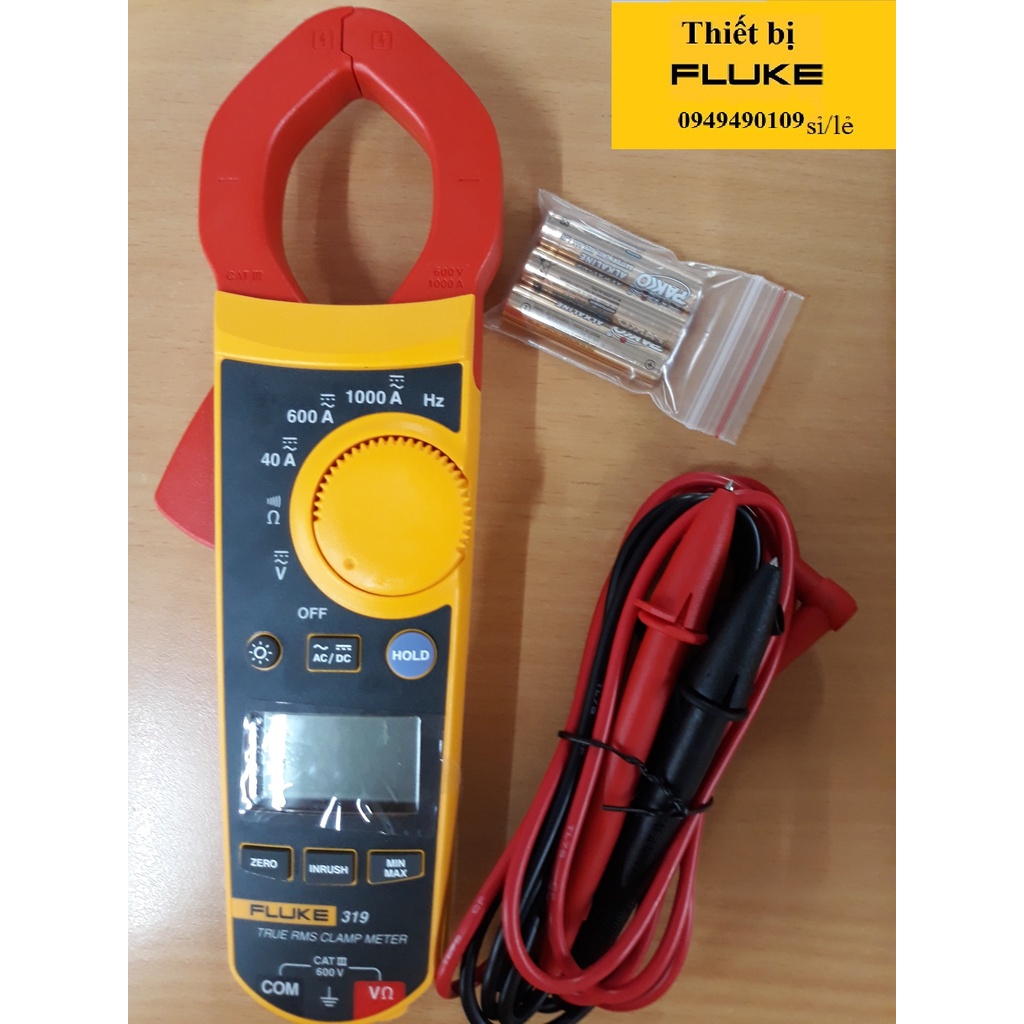 Fluke-319 ampe kìm đo dòng điện acdc 1000ampe Fluke 319 CHÍNH HÃNG ...