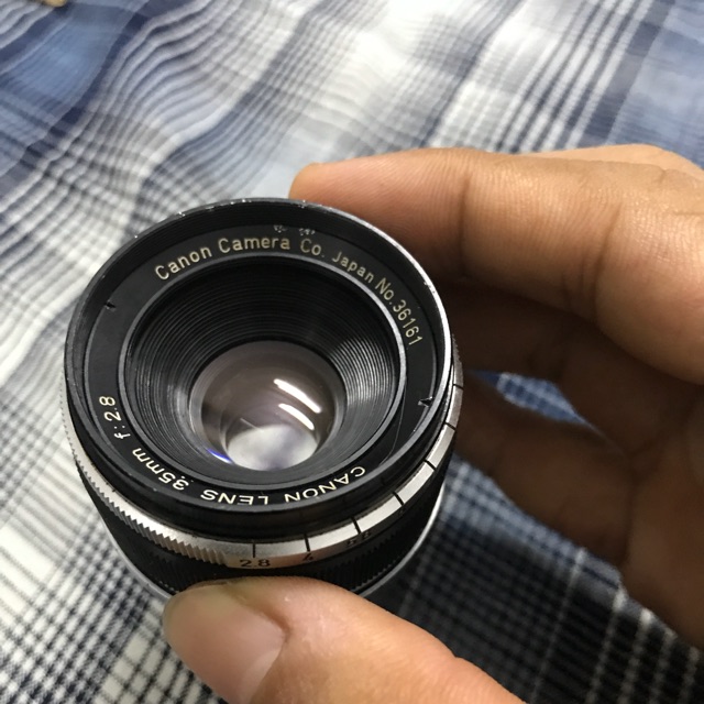 Ống kính máy ảnh phim canon 35 2.8 ngàm m39 | Shopee Việt Nam