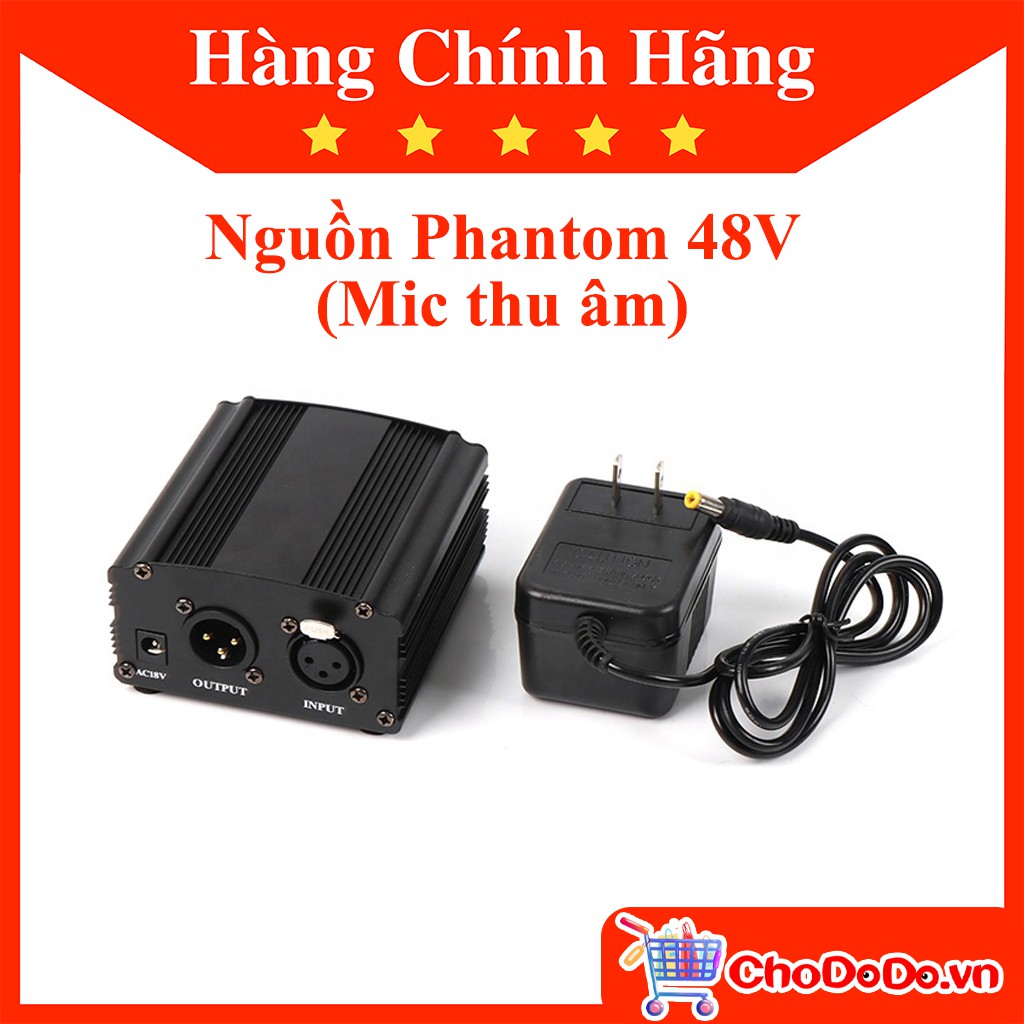 [Xả Kho] Nguồn Phantom 48V dùng cho Mic thu âm Chính Hãng | Shopee Việt Nam