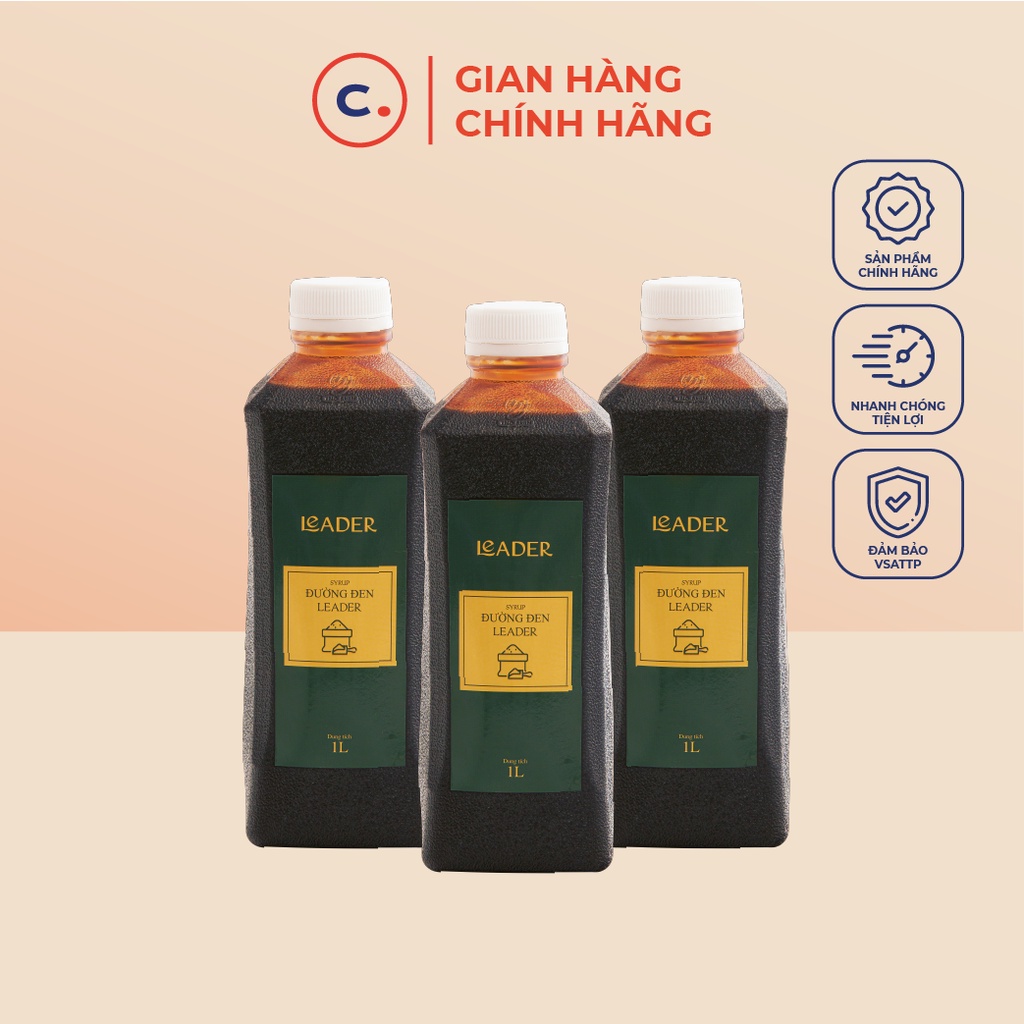 Syrup đường đen Leader 1000ml - Nguyên Liệu Pha Chế Đồ Uống Việt Nam ...