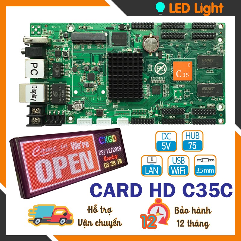 Card HD C35c - Kết nối WiFi. Hỗ trợ cổng âm thanh Jack 3.5mm | Shopee ...