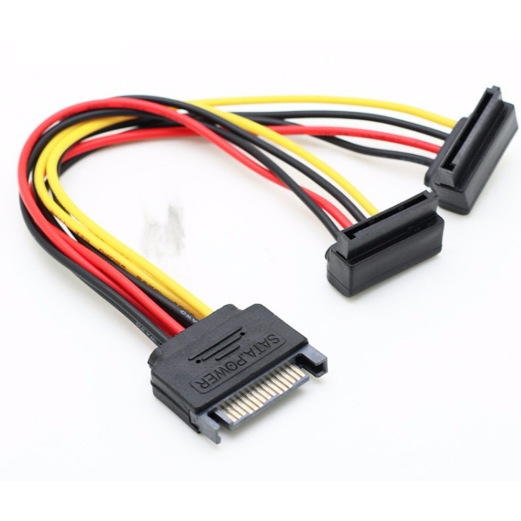 Cáp chia nguồn SATA 1 thành 2 - Dây nguồn SATA 1 ra 2 - Cáp nguồn SATA ...
