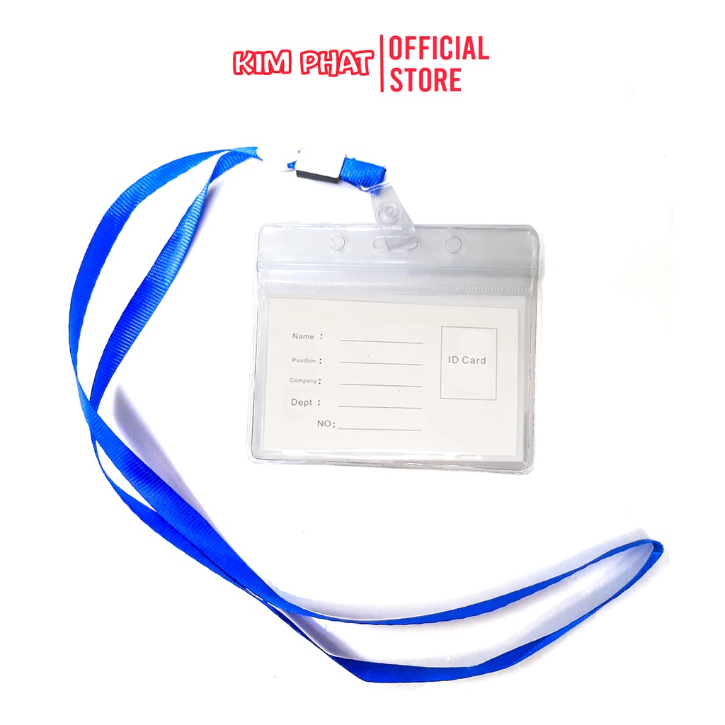 Set 05 Thẻ đeo, mặt thẻ, dây đeo thẻ nhựa dẻo trong suốt 108, 208, 107 ...