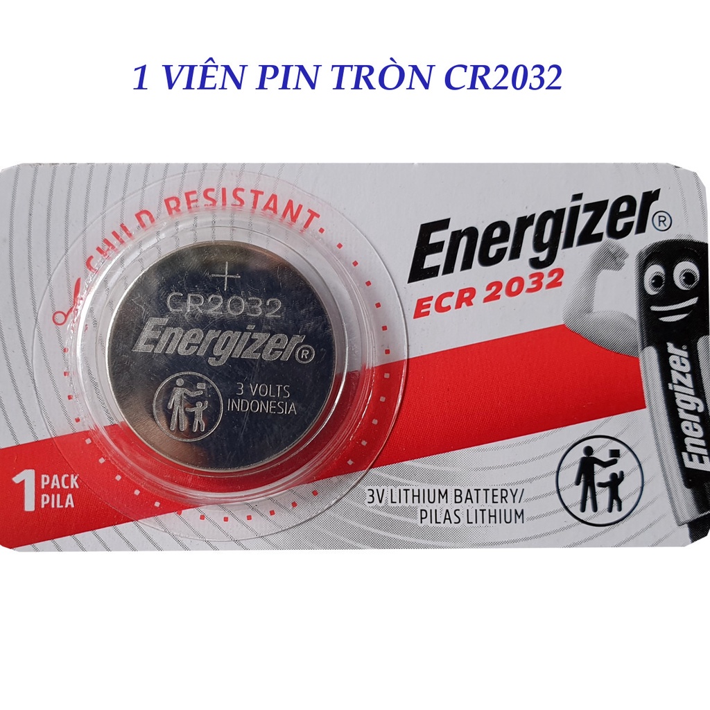 1 viên - 2 viên Pin tròn Energizer CR2032 - 3 volt | Shopee Việt Nam