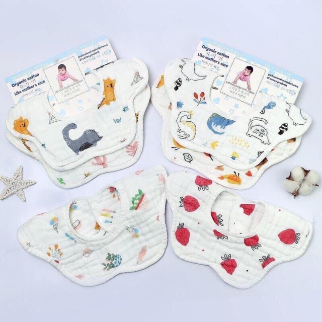 Set 2c yếm tròn 8 lớp | Shopee Việt Nam