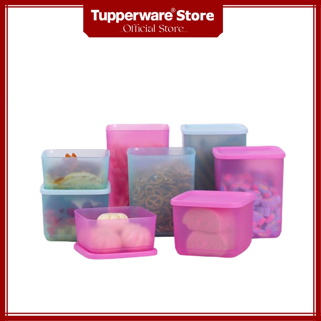 Bộ hộp trữ mát Tupperware Pop Fiesta Set 8 hộp | Shopee Việt Nam